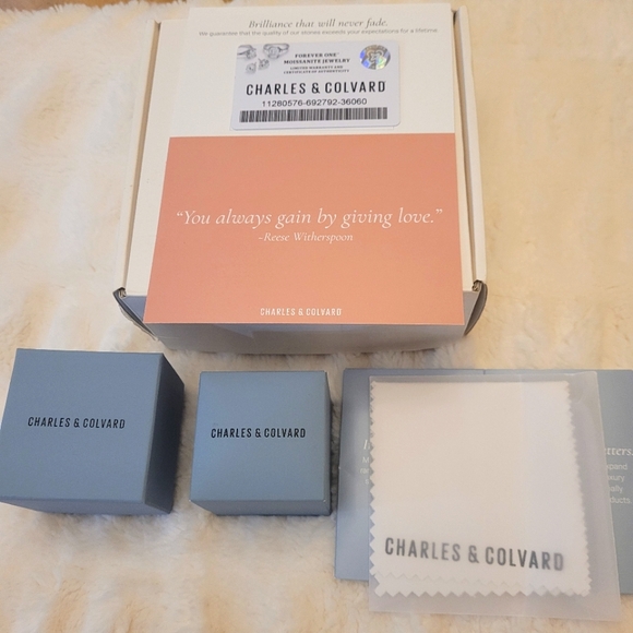 Charles & Colvard | Jewelry | Charles Colvard 4k Rose Gold Ring | Poshmark